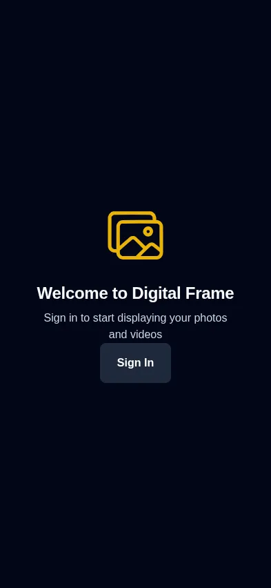 Tablet Picture Frame App