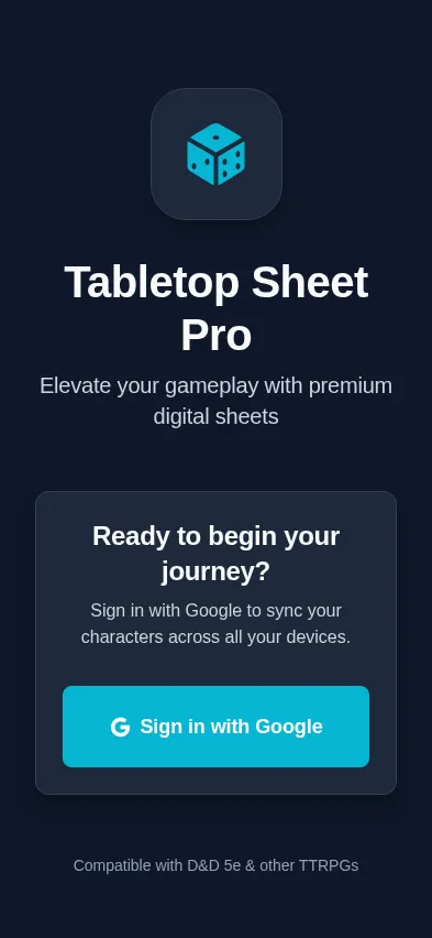 Tabletop Sheet Pro