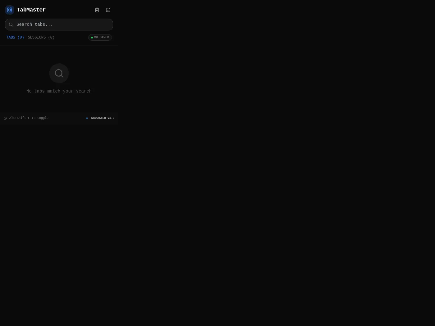 TabMaster Extension