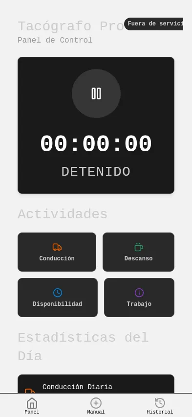 Tacógrafo Control App