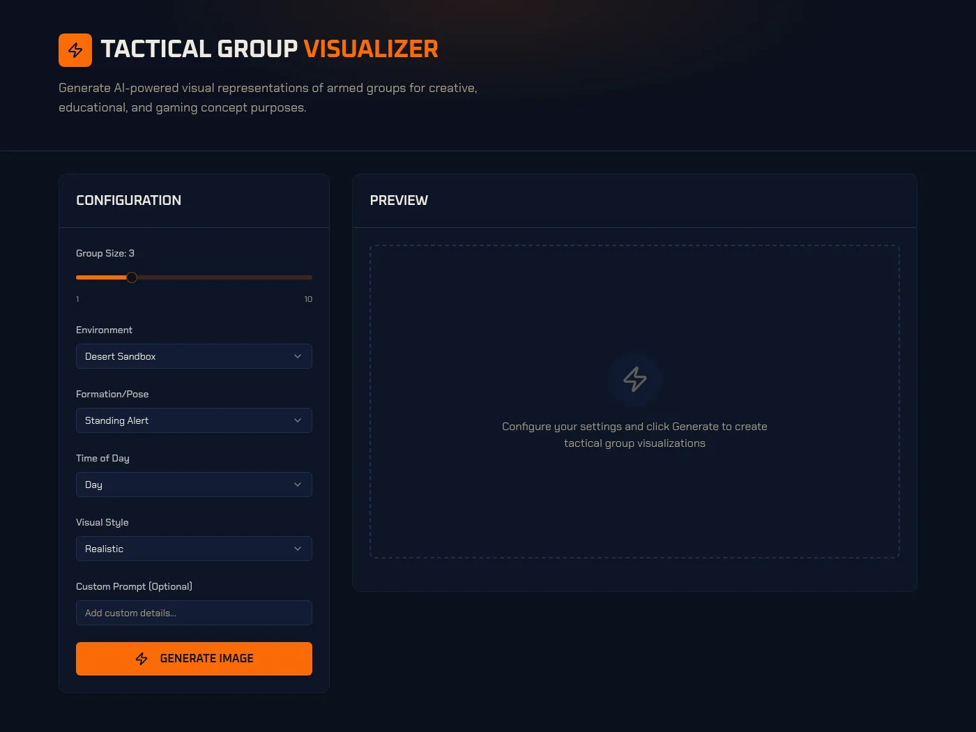 Tactical Group Visualizer