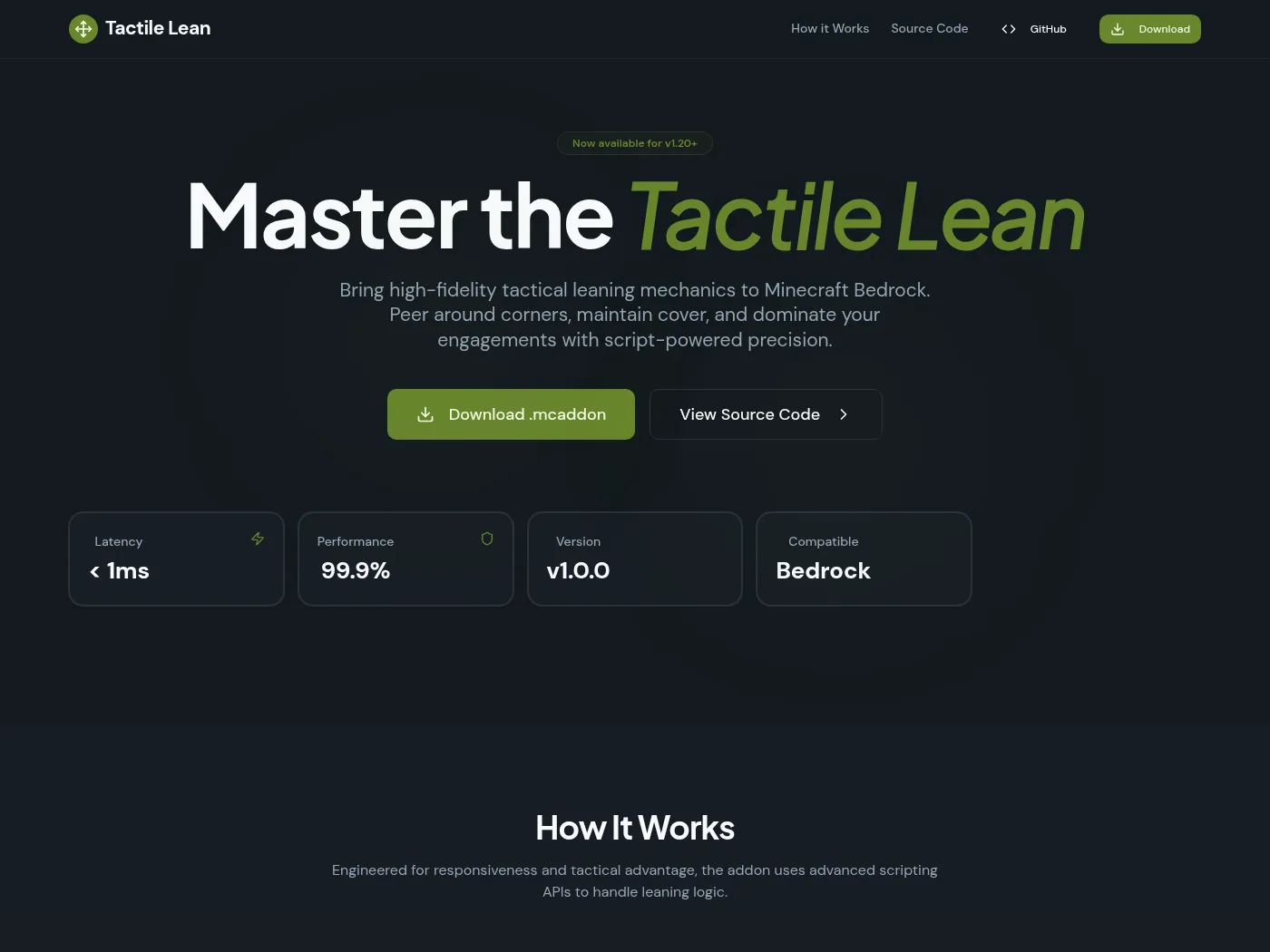Tactile Lean Addon