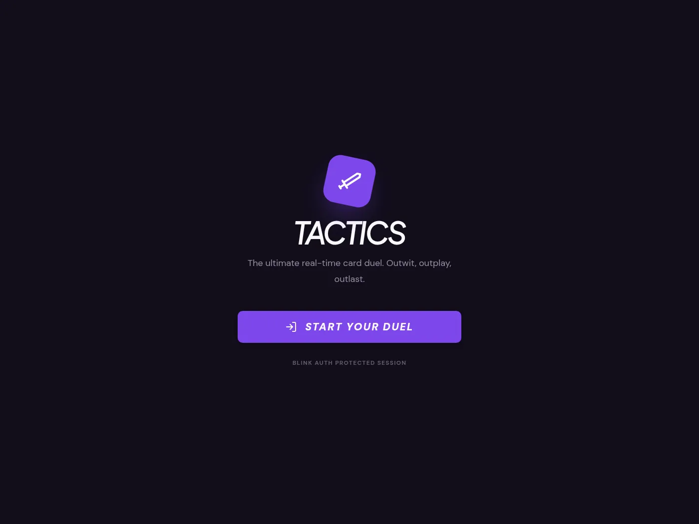 Tactics Card Duel