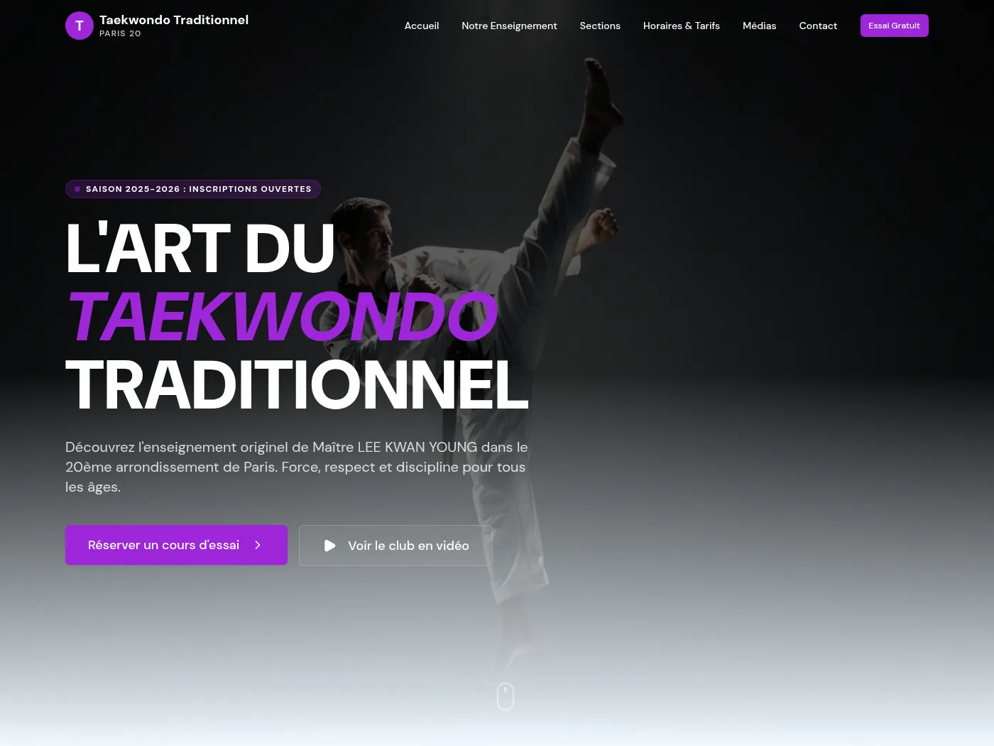 Taekwondo Paris Refresh