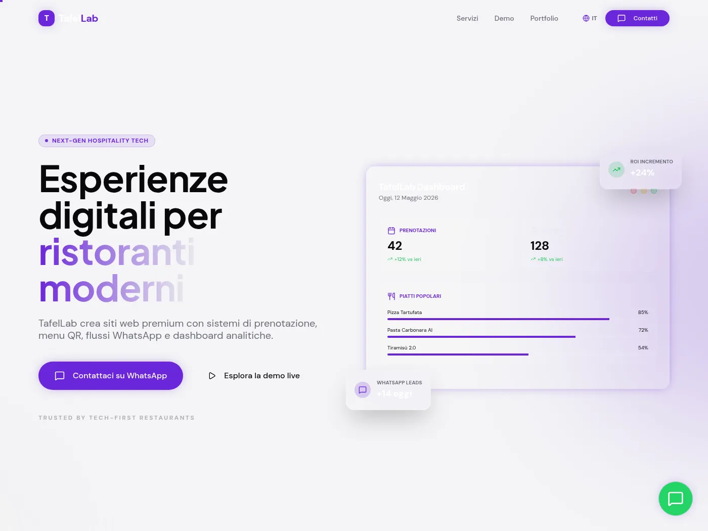 TafelLab Bilingual Web Studio