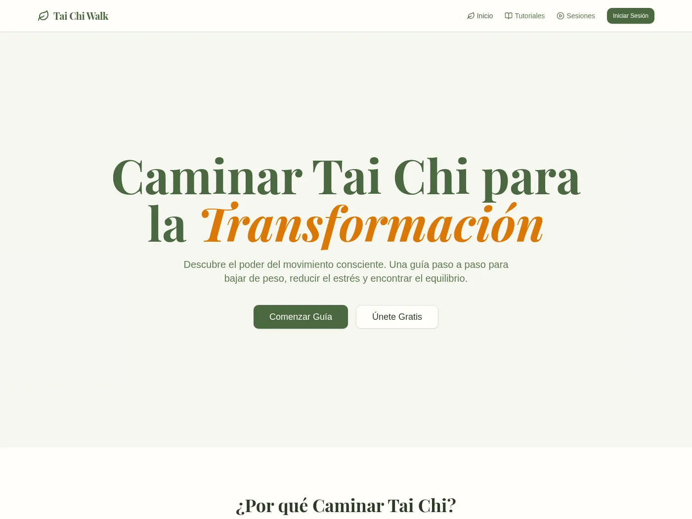 Tai Chi Walk Fitness