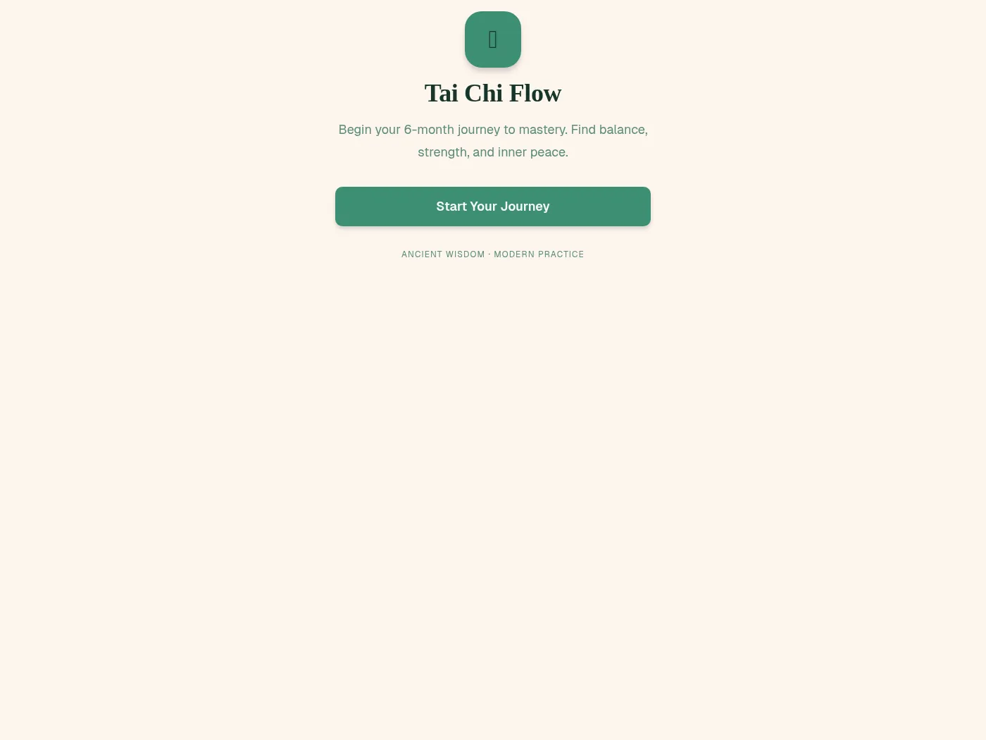 Tai Chi Fitness Coach