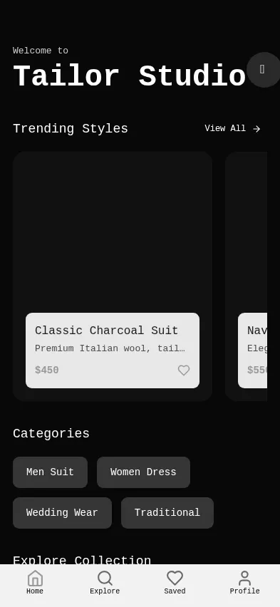Tailor Studio App