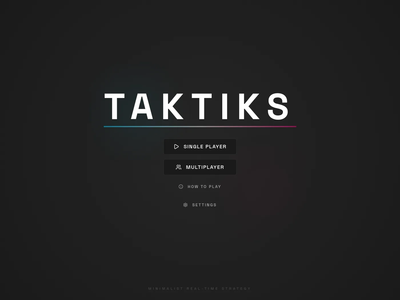 TAKTIKS Strategy Game