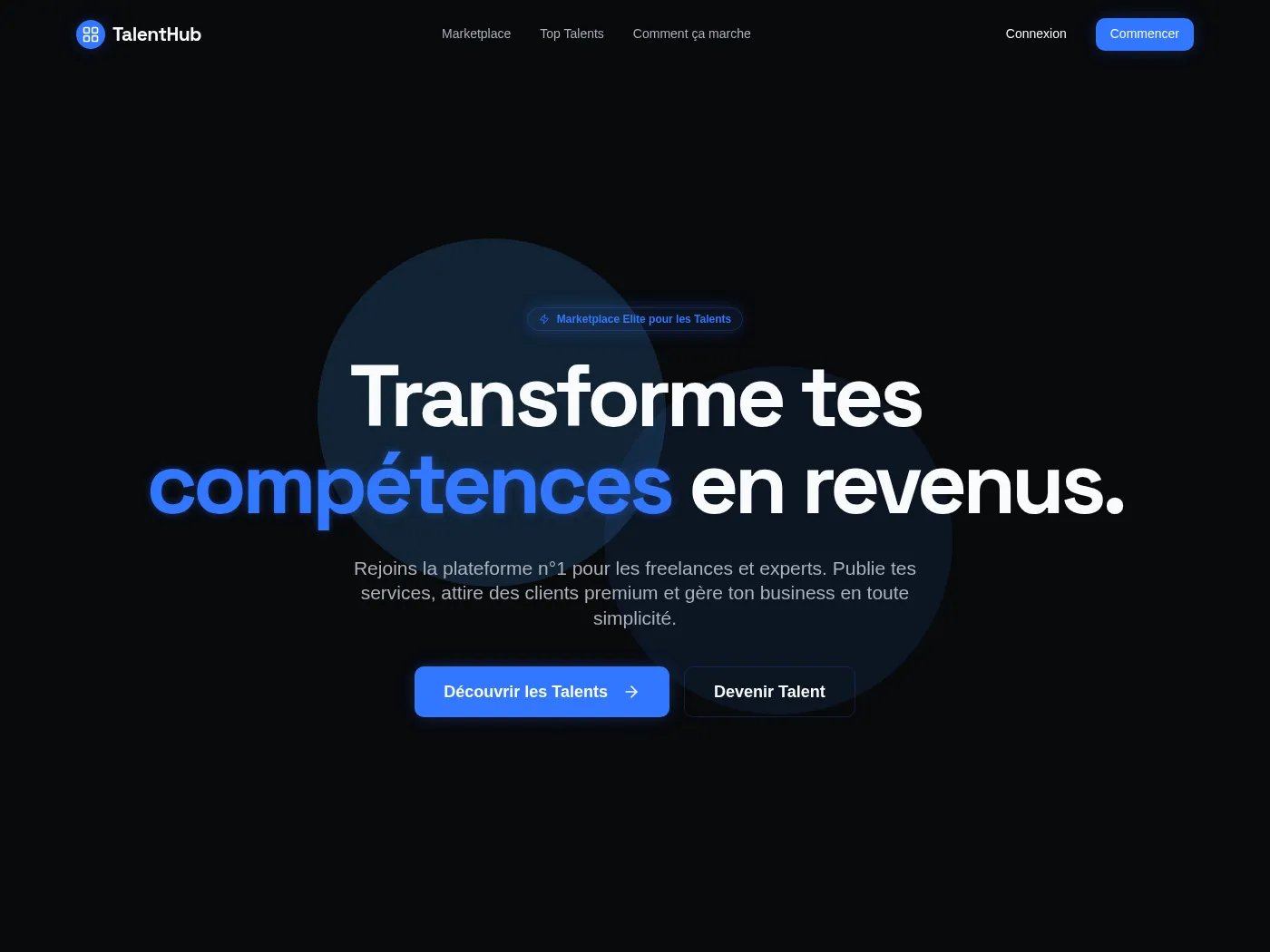 TalentHub Marketplace
