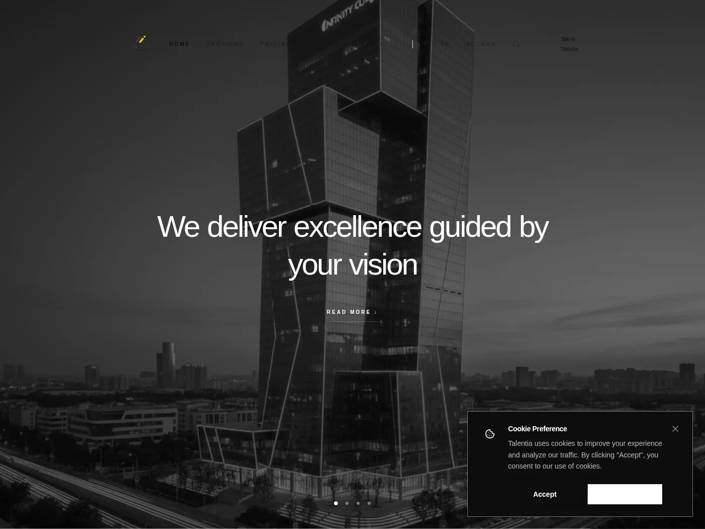 Talentia Company Website