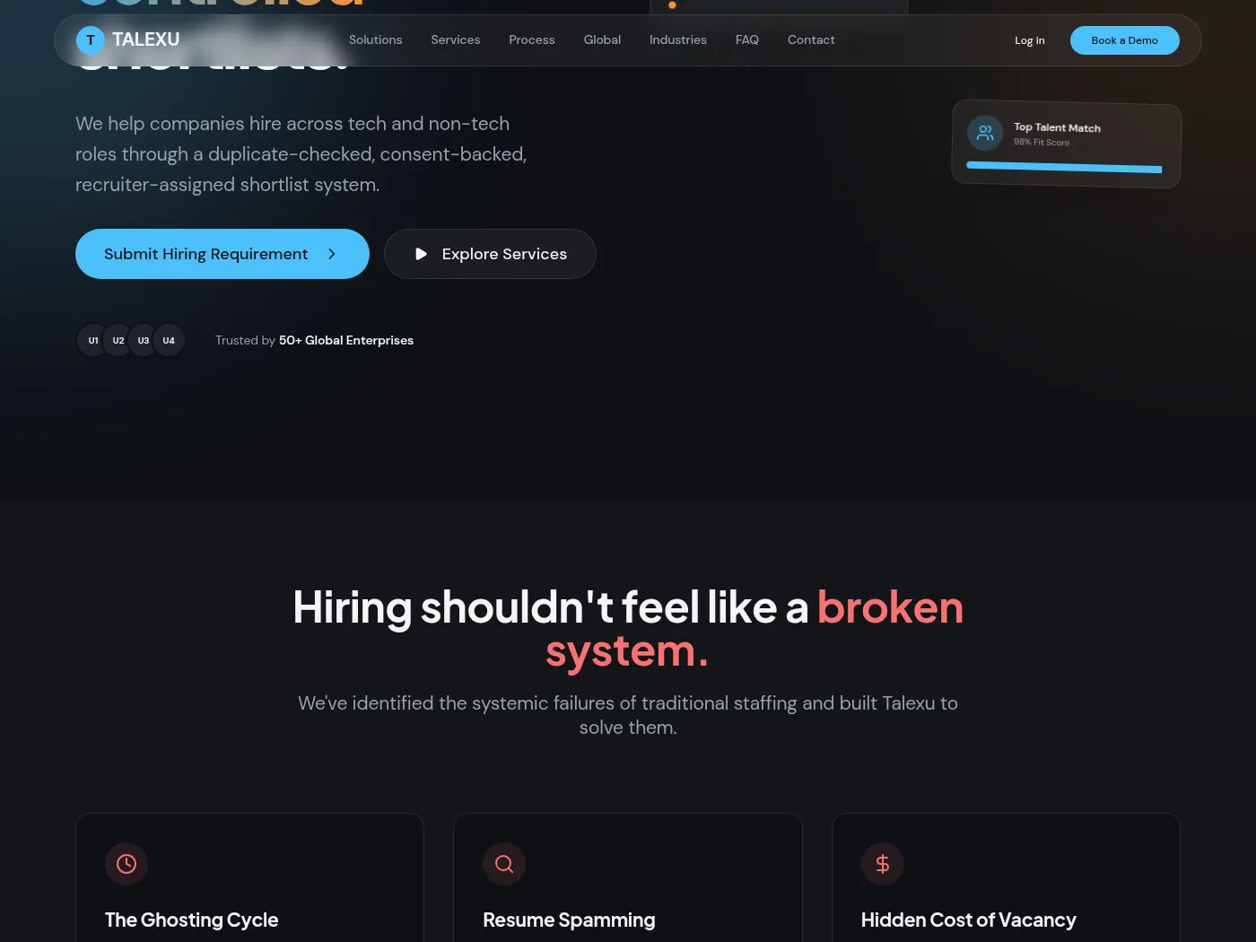 Talexu Hiring OS Website