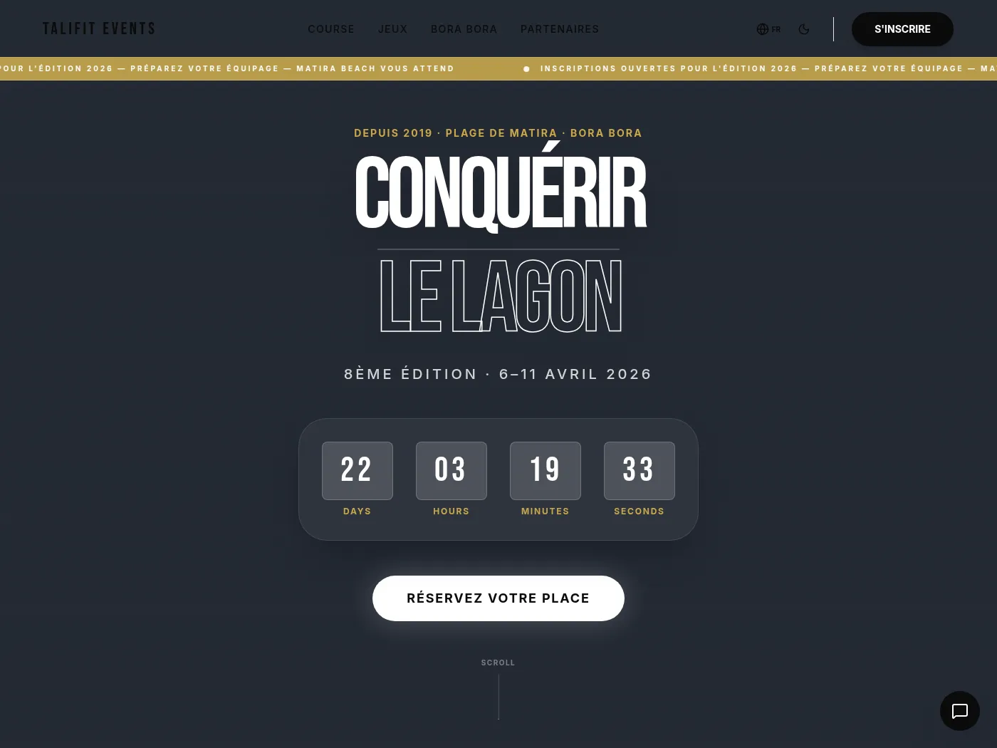 Talifit Events Web