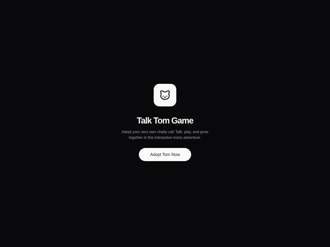 Talk Tom Game