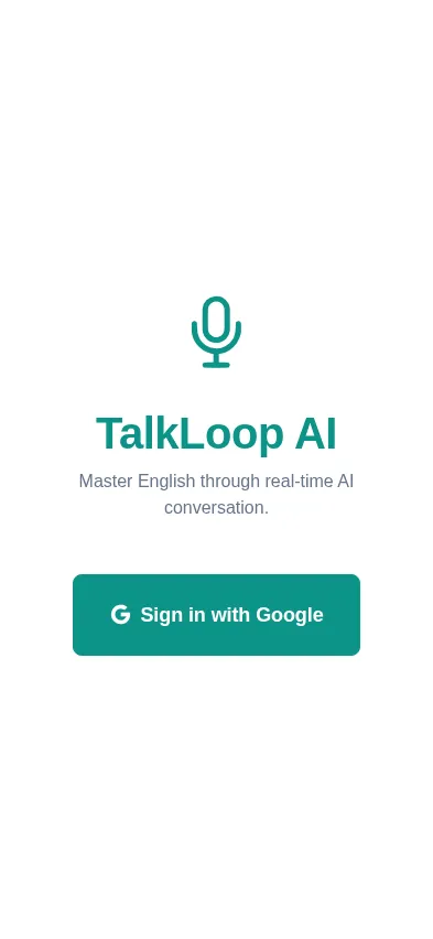 TalkLoop English AI