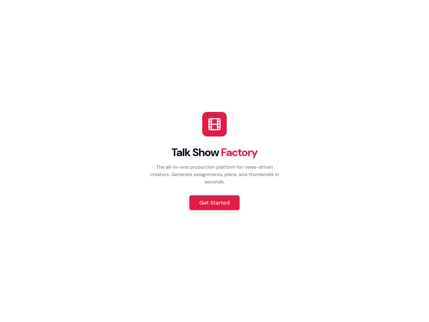 Talk Show Factory