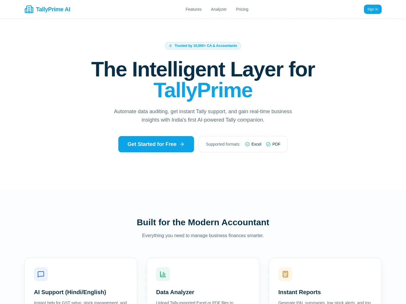 TallyPrime AI Assistant