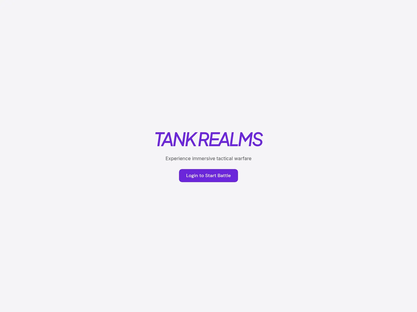 Tank Realms Online