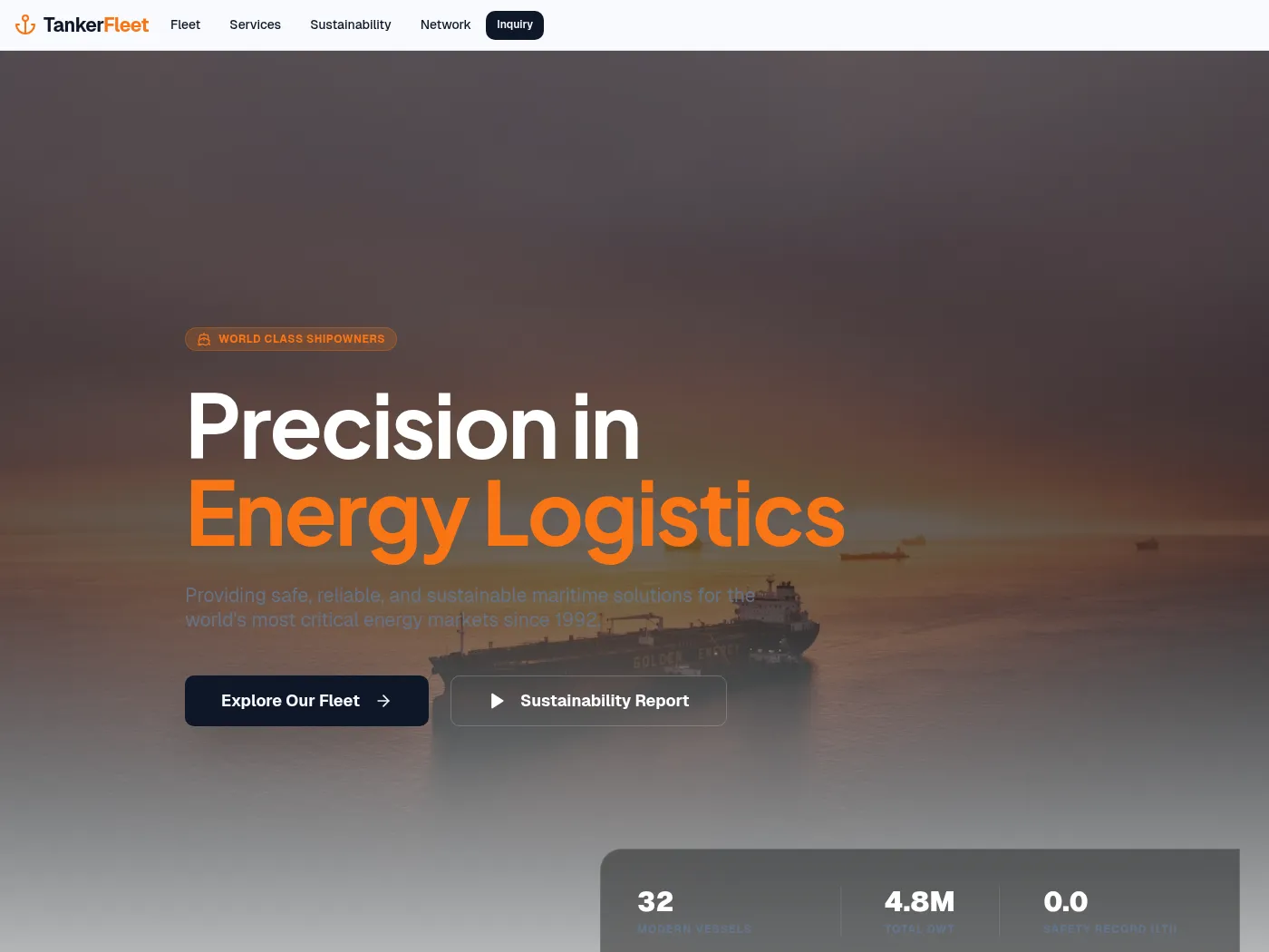 TankerFleet Website