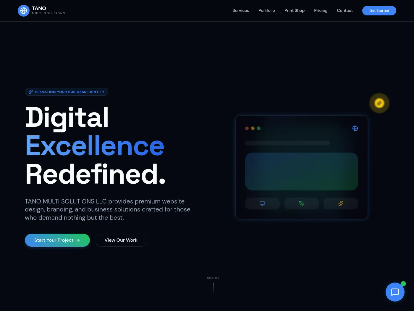 TANO Ultra Agency Website