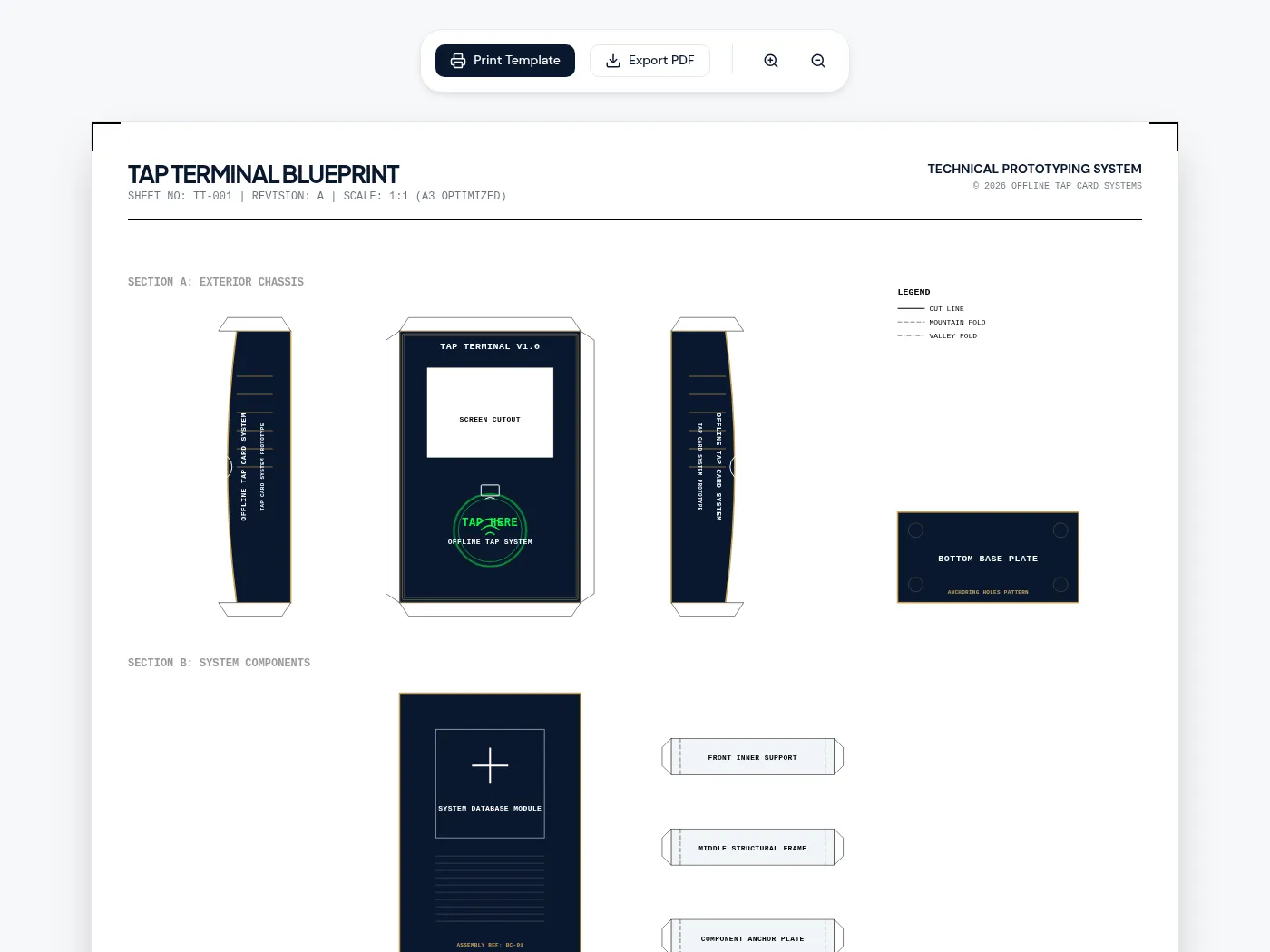 Tap Card Terminal Blueprint