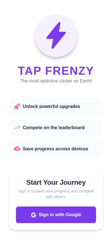 Tap Frenzy Game