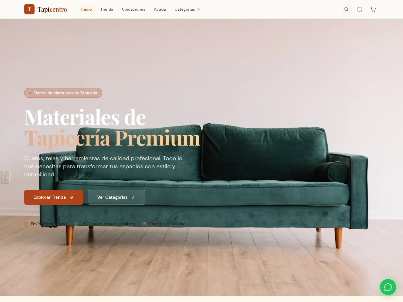 Tapicentro Web Store