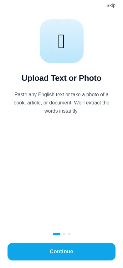 TapWord English Assistant
