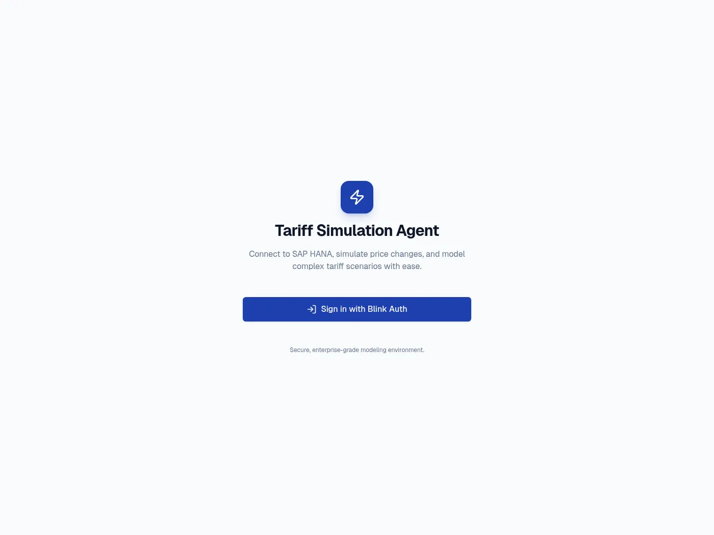 Tariff Simulation Agent