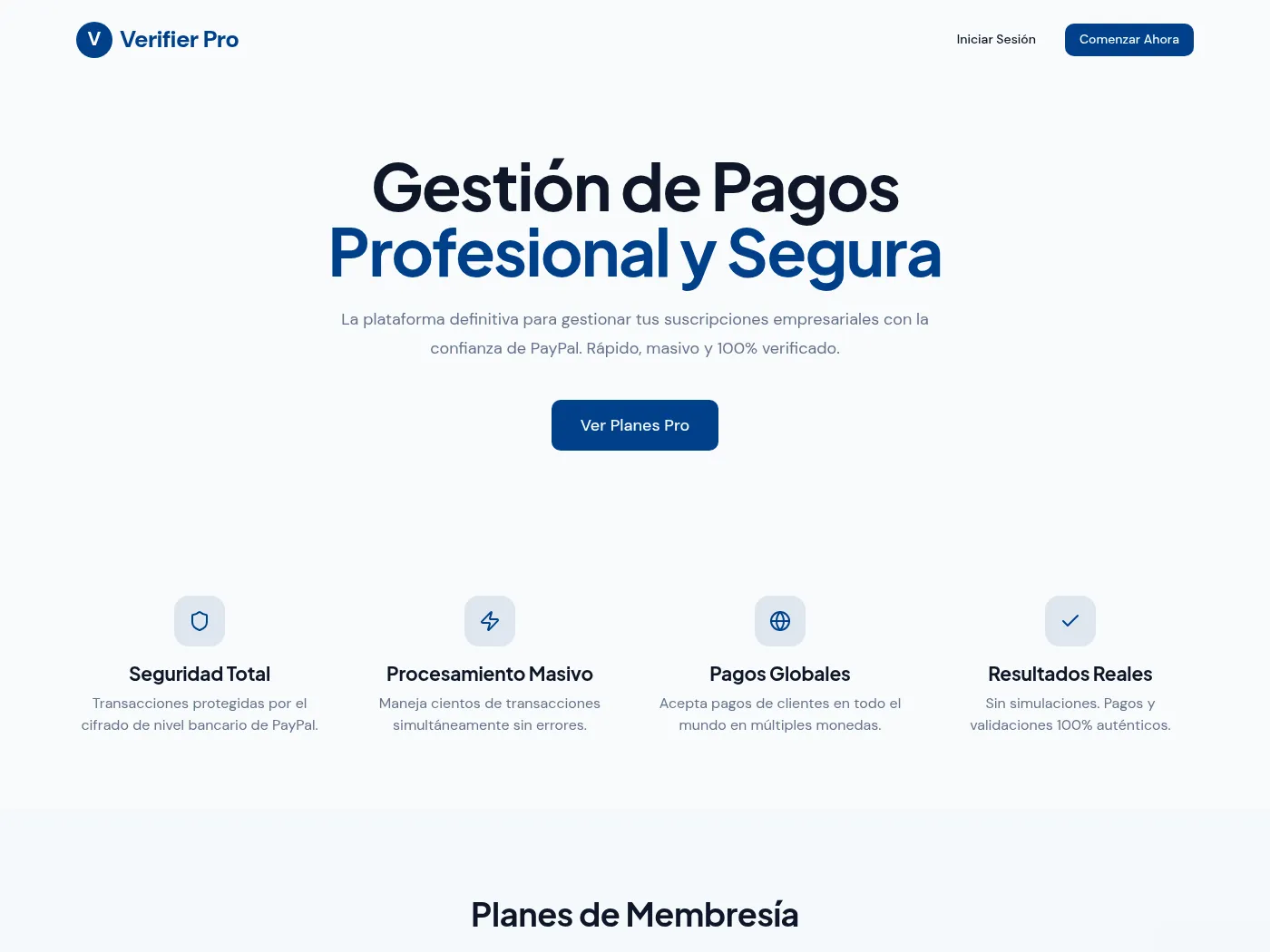 Tarjeta Verifier Pro