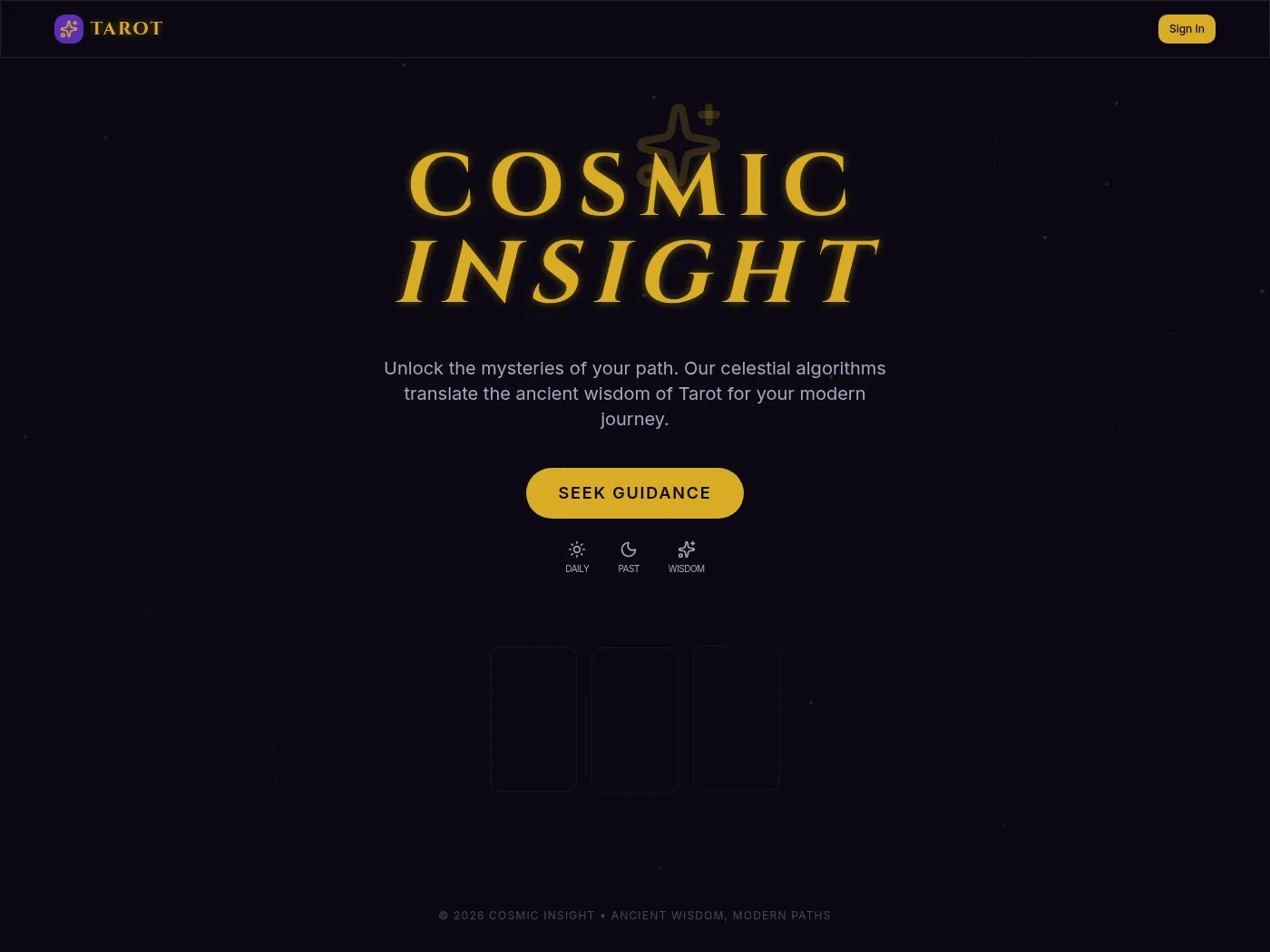 Tarot Insight App