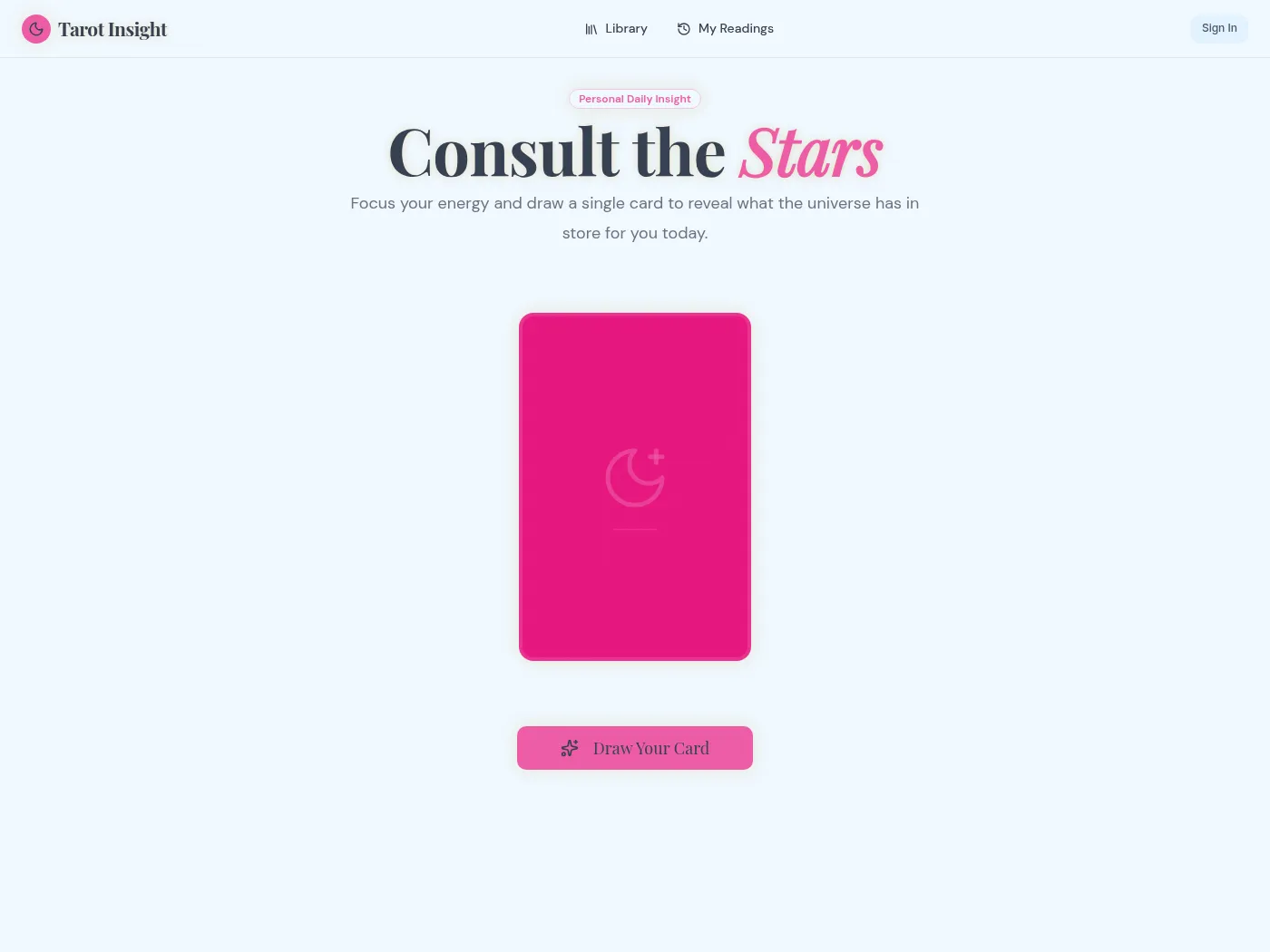 Tarot Insight App