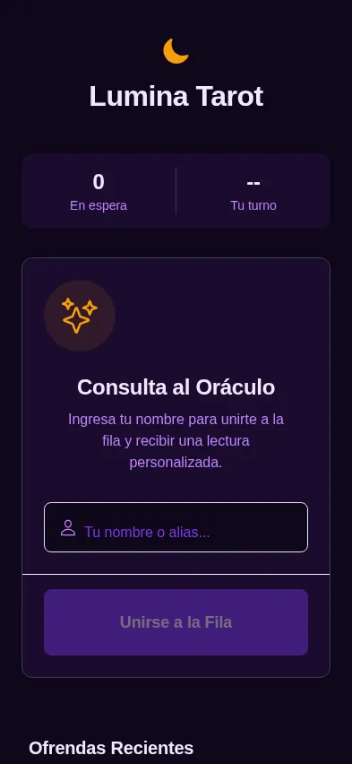 Tarot Waitlist App