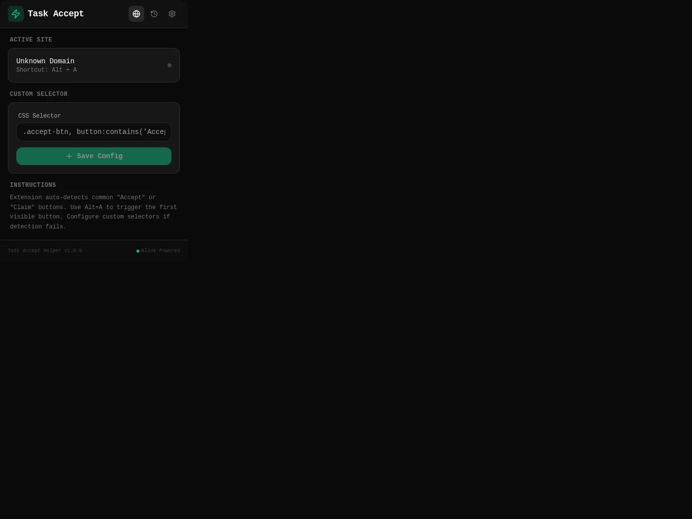 Task Accept Helper