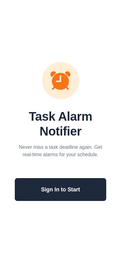 Task Alarm Notifier