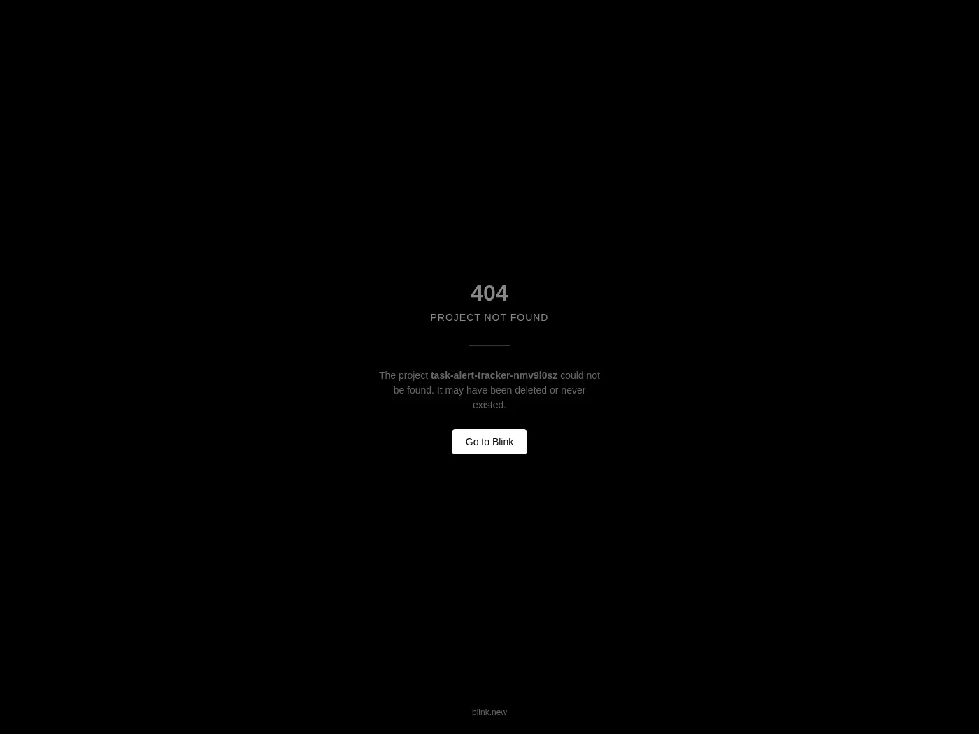 Task Alert Tracker