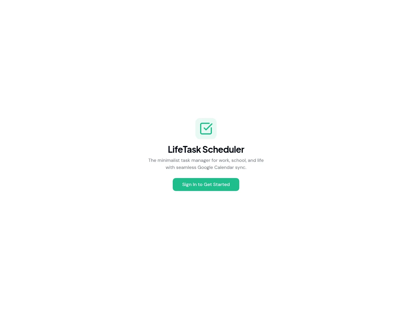 LifeTask Scheduler