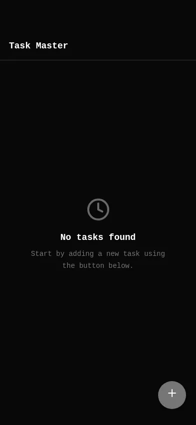 Task Master Mobile