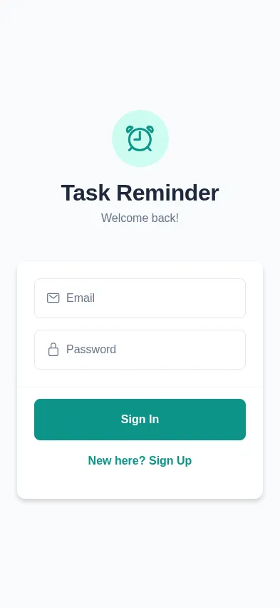 Task Reminder Mobile
