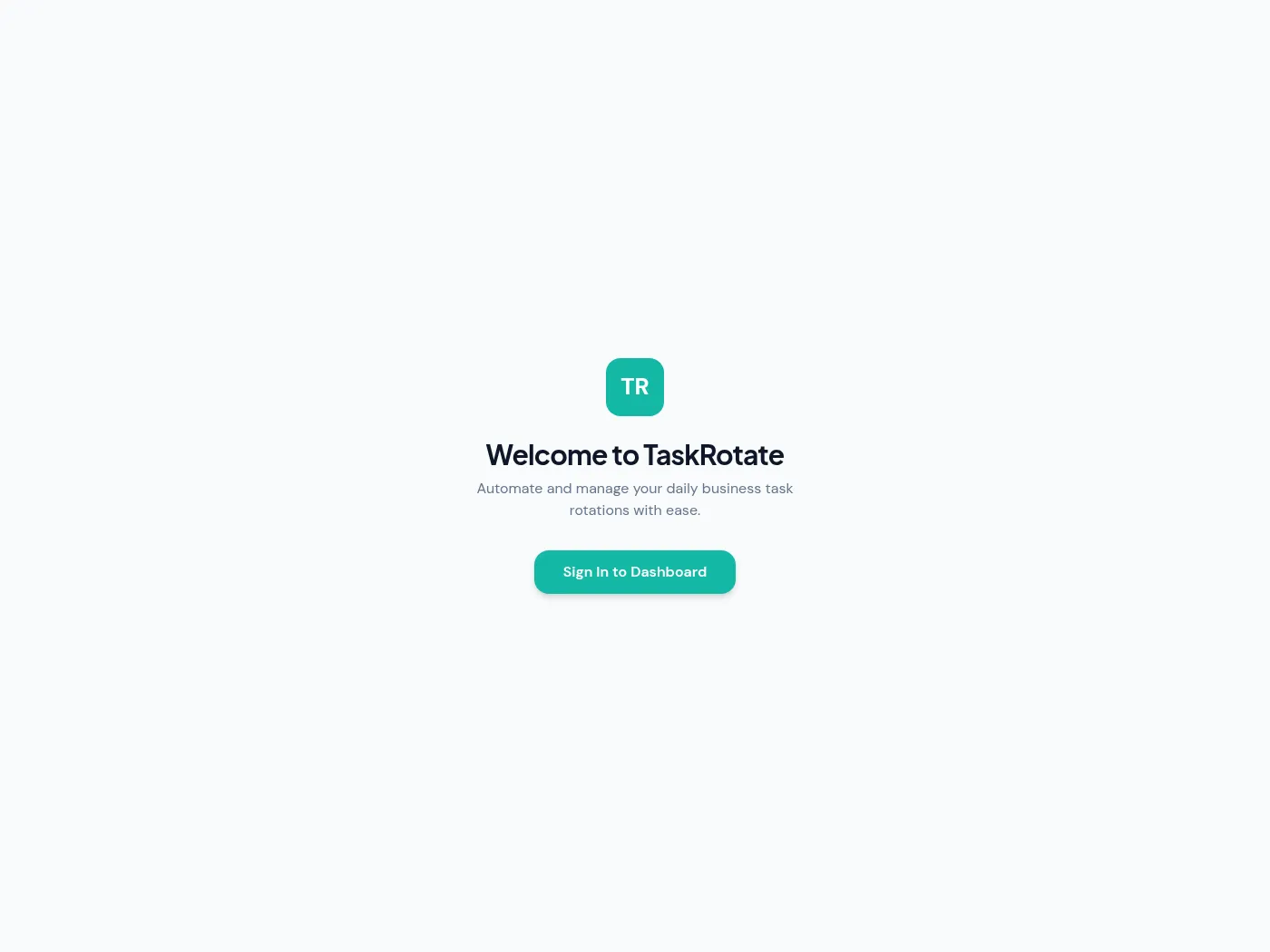 Task Rotation Dashboard
