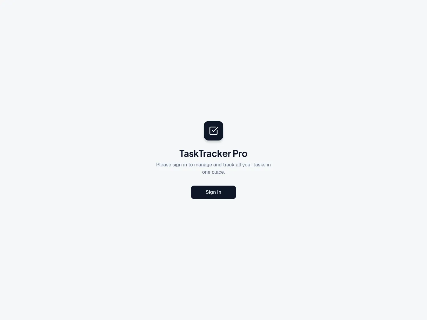 TaskTracker Pro