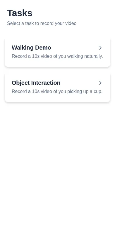 Task Video MVP