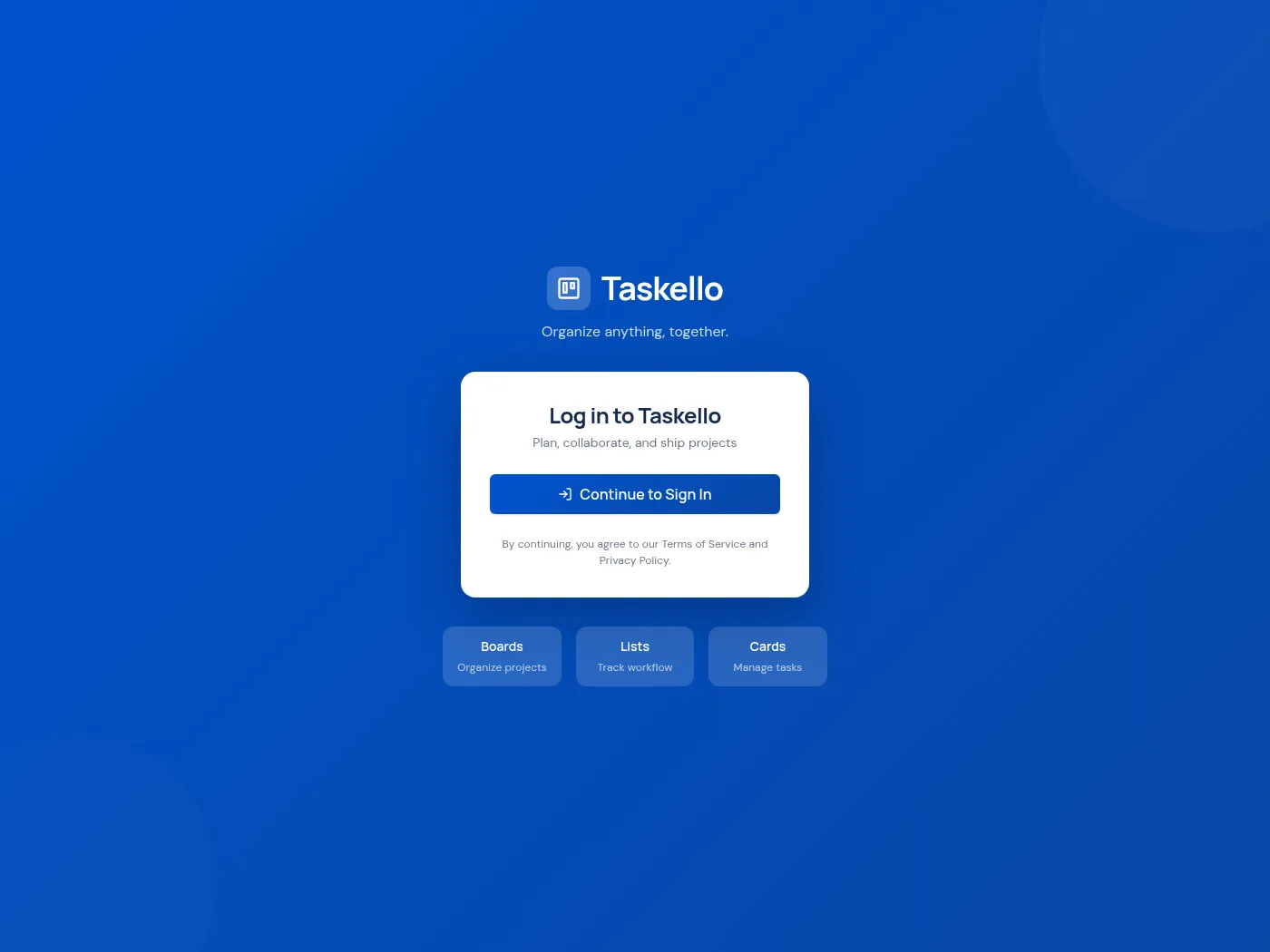 TaskBoard Clone