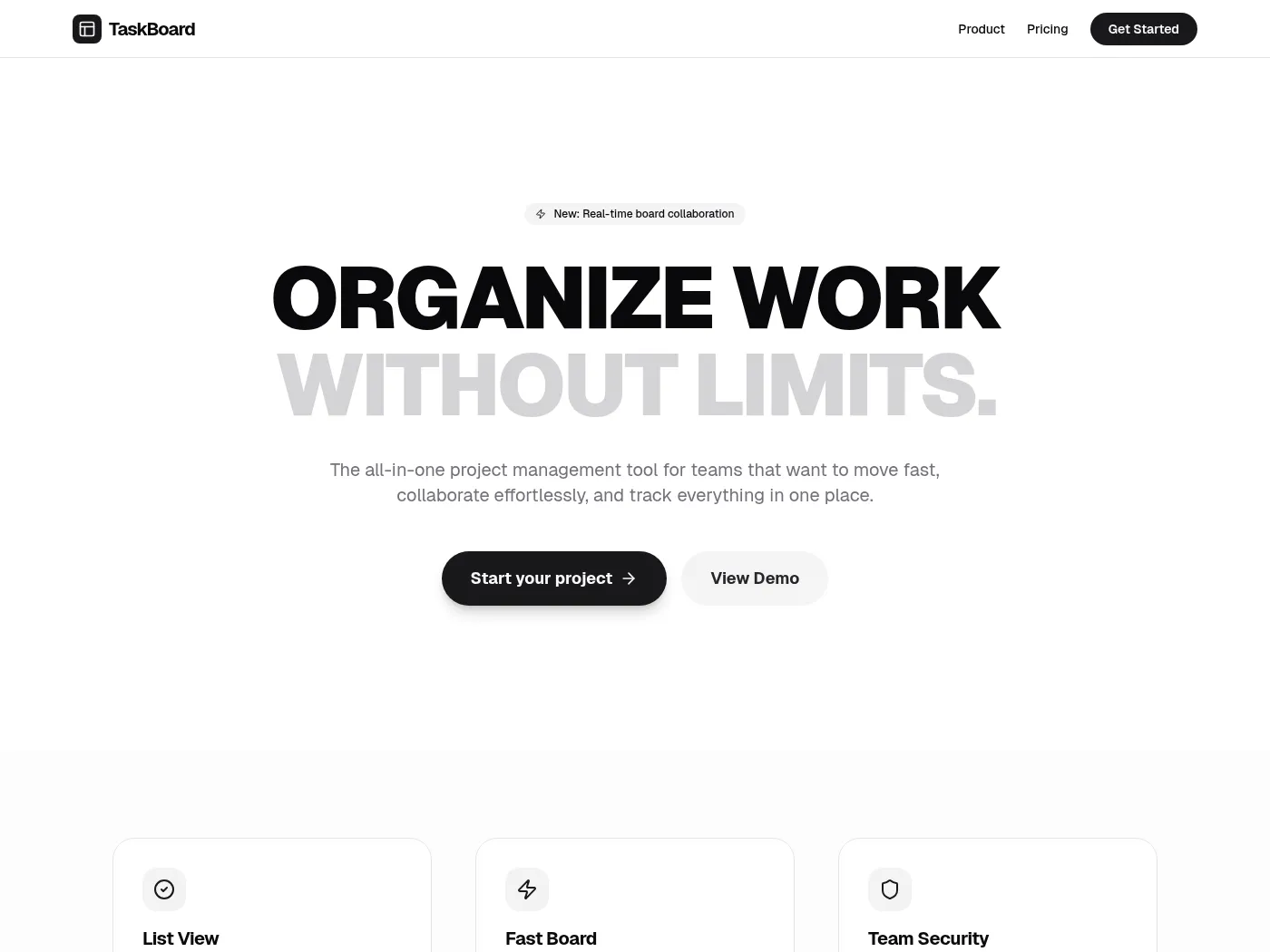 TaskBoard Pro