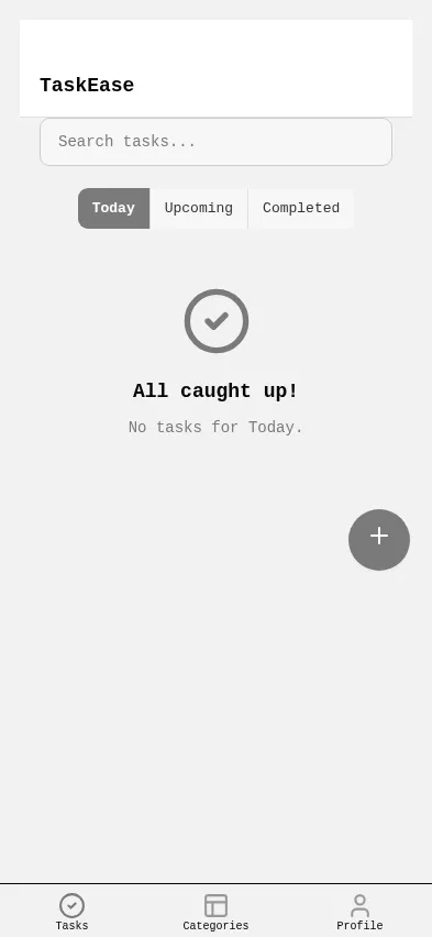TaskEase Mobile To-Do