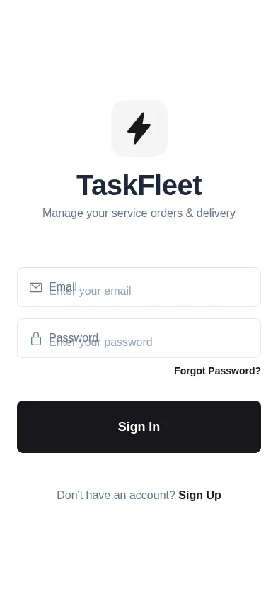 TaskFleet Demo App