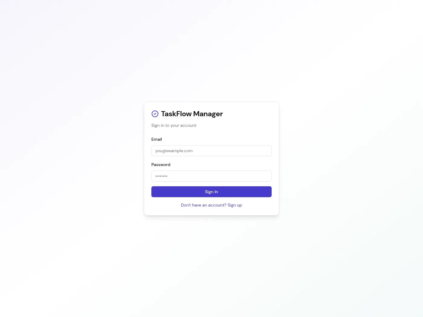 TaskFlow Manager