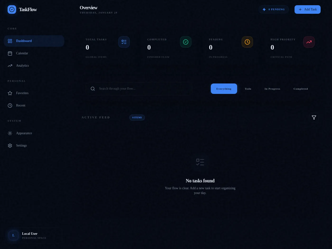 TaskFlow Manager