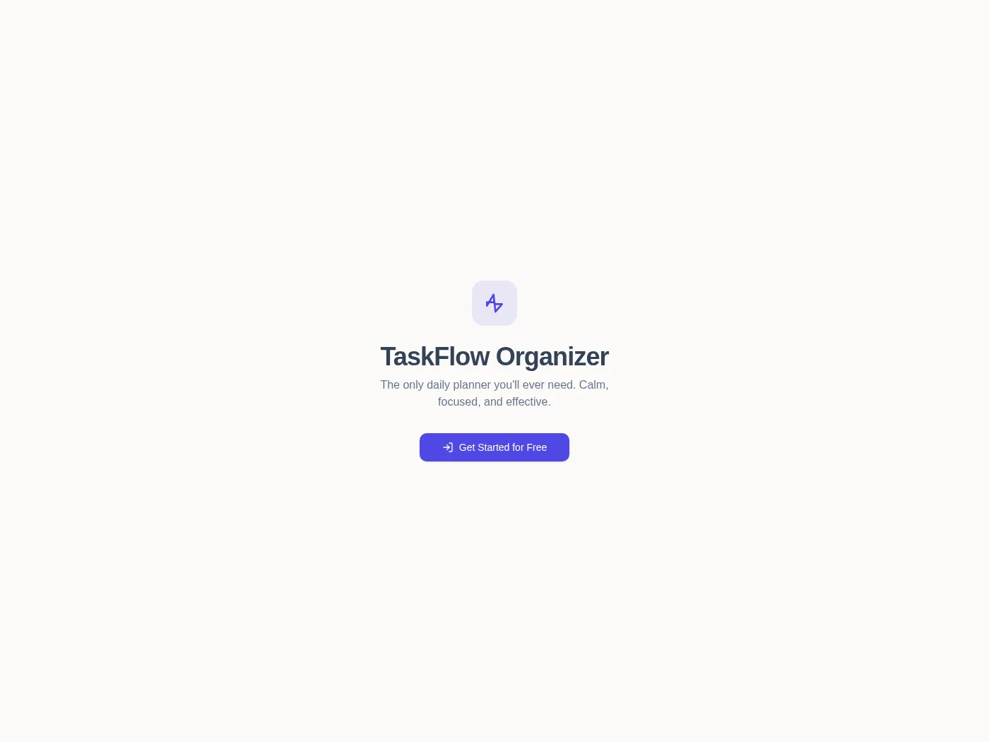 TaskFlow Organizer