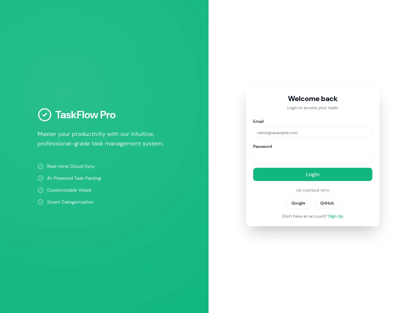 TaskFlow Pro